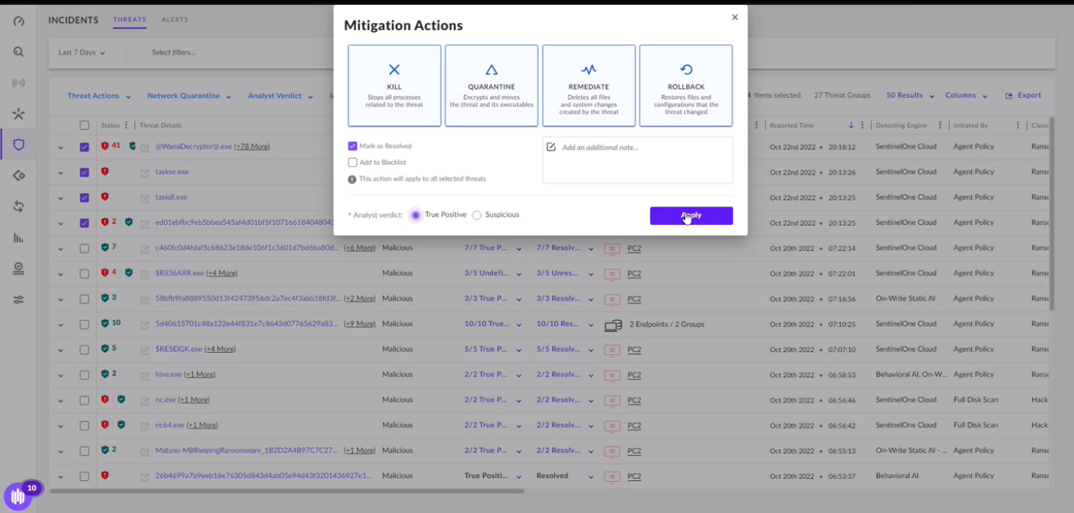 SentinelOne EDR: Explaining and Demonstrating Rollback Security - Tech with JD