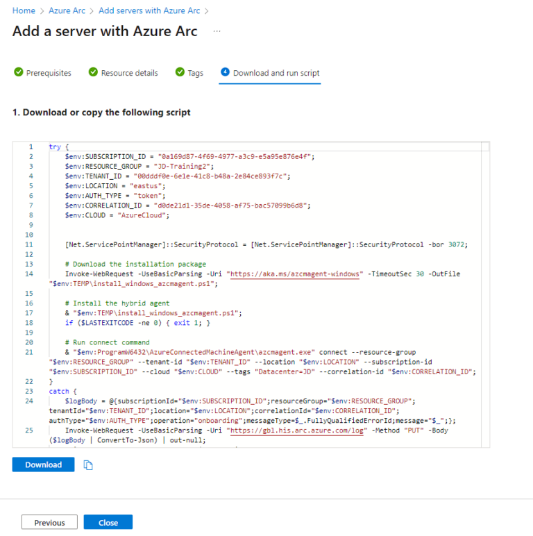 Microsoft Azure: Onboarding On-premise Infrastructure to Azure Arc 2023 ...