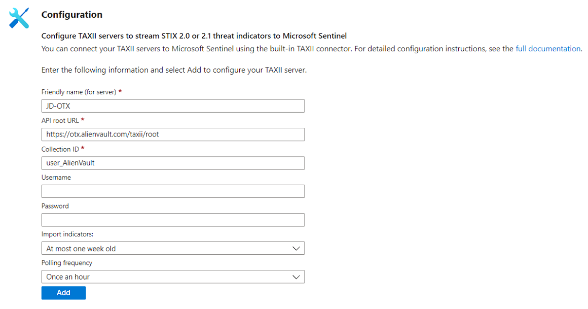 Microsoft Sentinel: Integrating AlienVault OTX via Data Connector 2023 ...